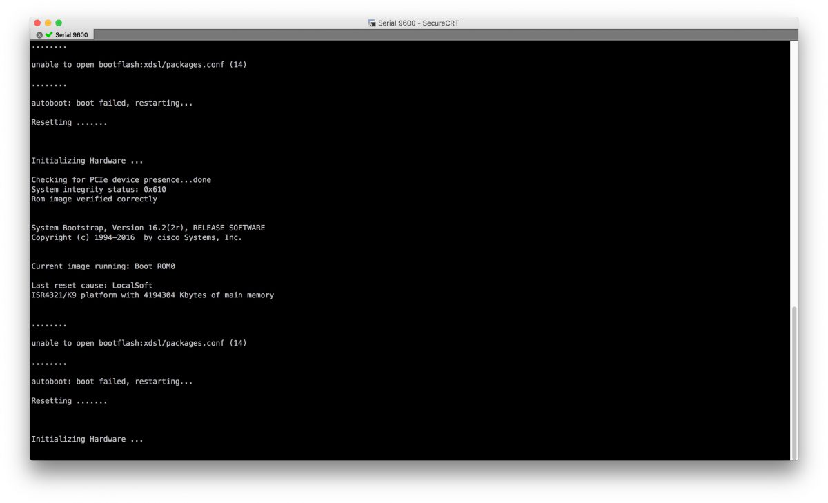 Cisco 4321 – Boot Loop | zartmann.dk